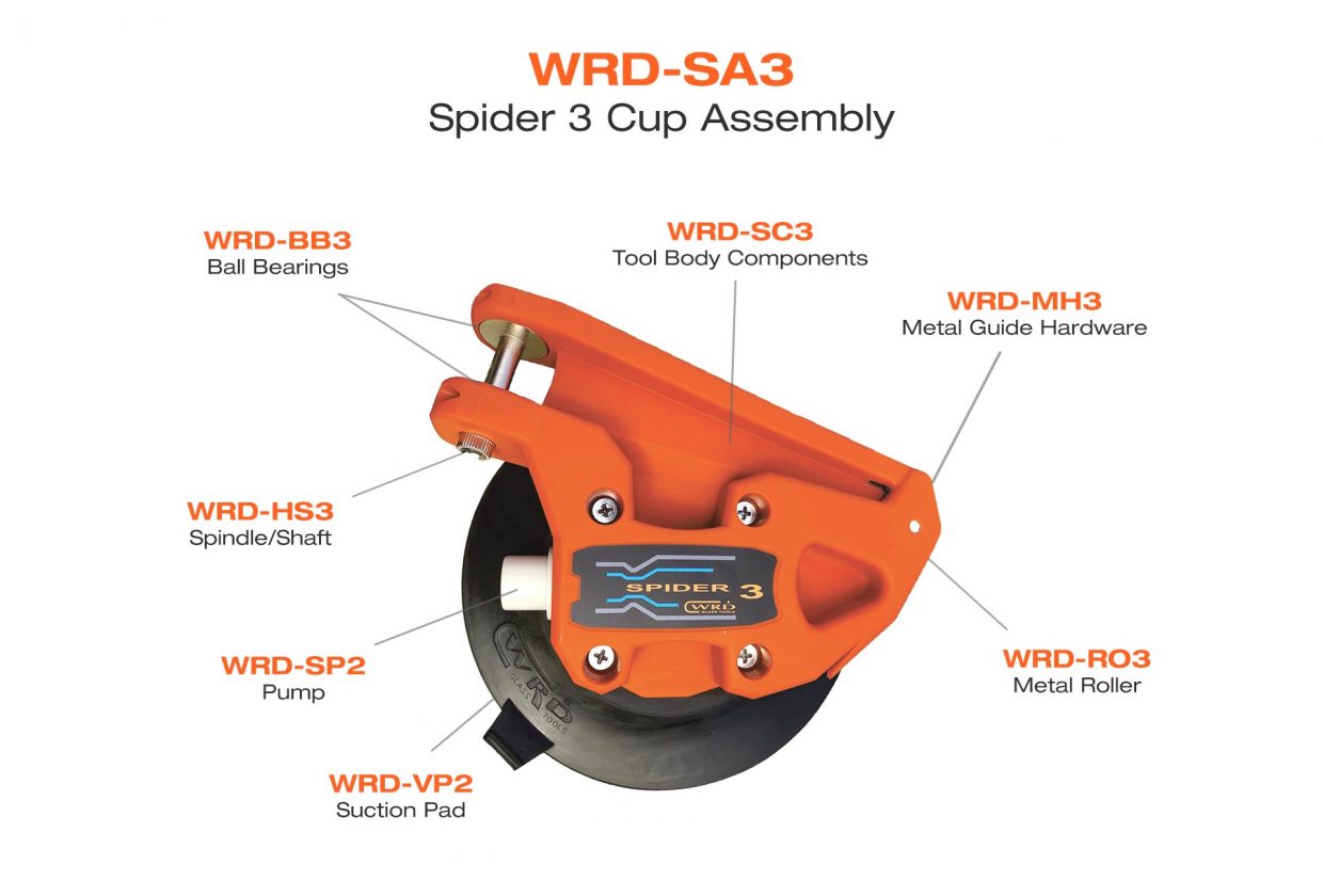 Spider 3 Cup Assembly – WRD Auto Glass Tools